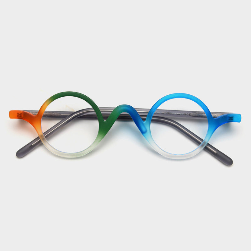 Rafi TR90 Vintage Round Glasses Frame – Muhoo